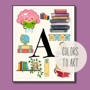 Reading Posters Classroom Decor School Library Sign Reading Classroom ...