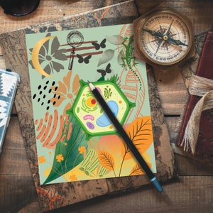 Plant Cell Poster Classroom Decor Science Poster Biology Wall Art ...