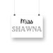 Teacher Name Sign Printable, Custom Digital Print, Teacher Custom Name ...