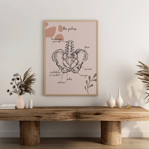 Human Anatomy Art Prints Science Posters Classroom Decor Orthopedist ...