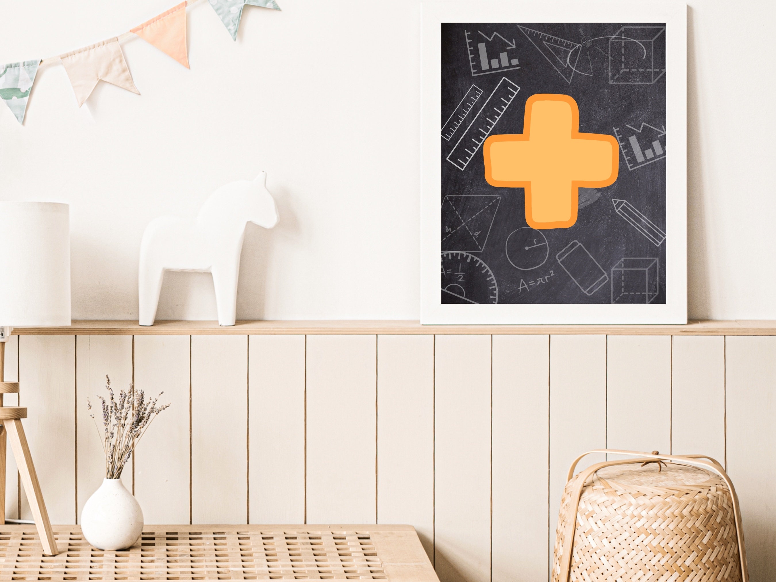 Math Posters set of 8 Printable Math Classroom Mathematics - Etsy