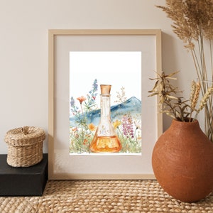 Science Wall Prints Watercolor Prints Chemistry Posters Scientist Gift ...