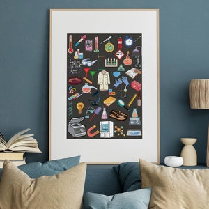 Science Poster Science Wall Art Chemistry Art Poster Gift to a ...