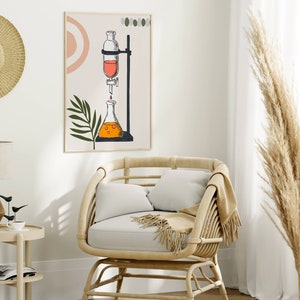 Science Class Decor Chemistry Classroom Wall Prints Laboratory Wall Art ...