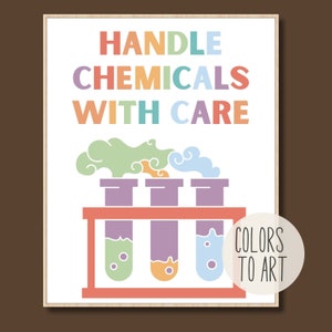 Science Lab Safety Rules Science Class Posters Science Lab Decor ...
