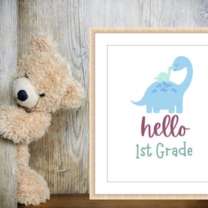 Hello 1st Grade 2022 - 2023 | First Day of 1st Grade | Back to School ...