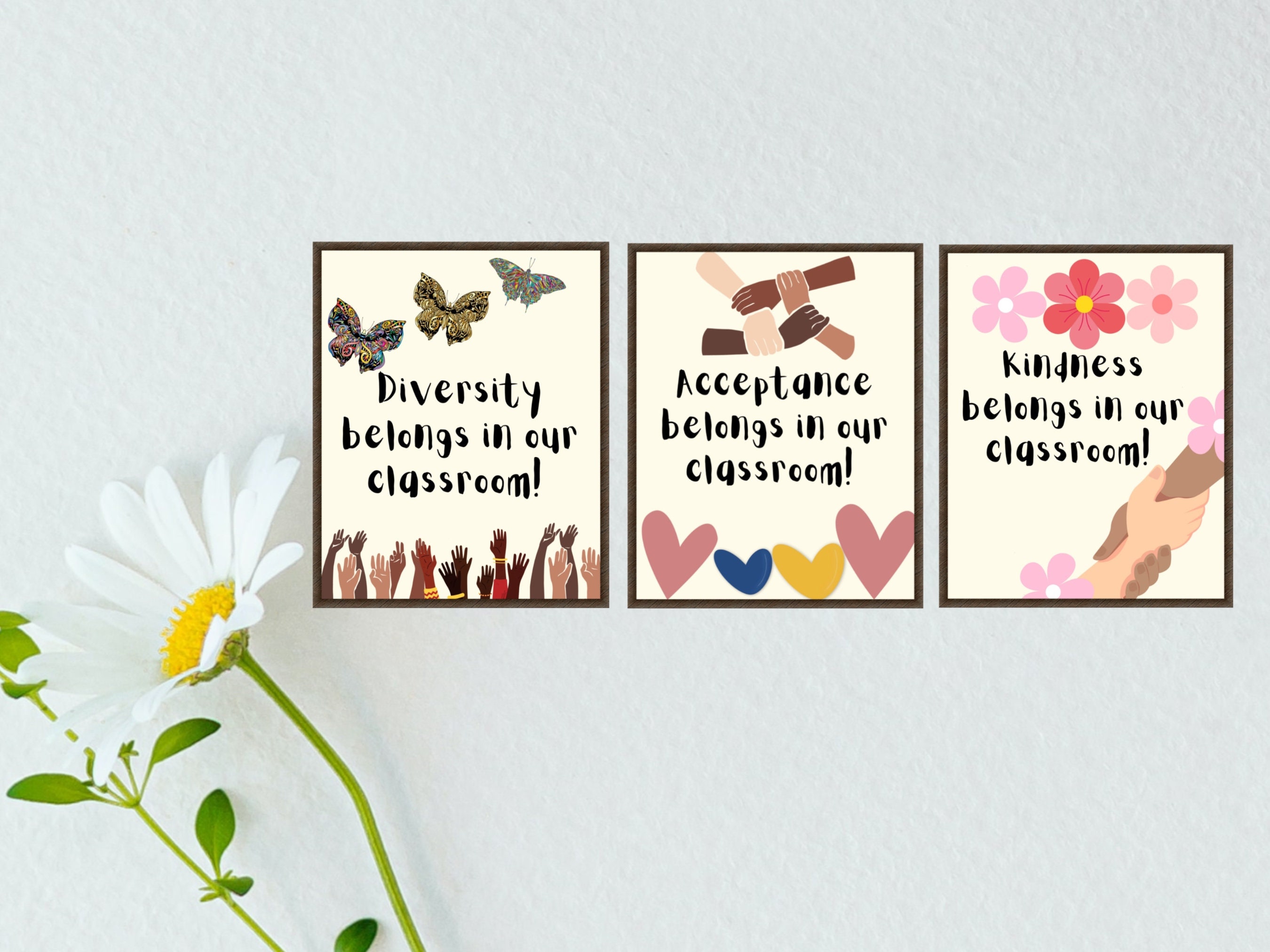 Classroom Posters Elementary, Classroom Decor, Boho Diverse Teacher ...