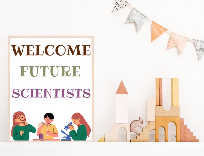Science Classroom Decor Welcome Future Scientists High - Etsy