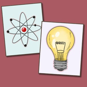 PHYSICS Classroom Decor High School Physics Physics Gallery Wall Set ...