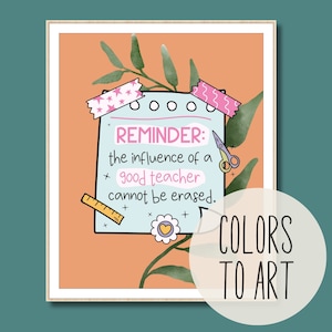 Teacher Daily Reminders Printable Set Classroom Decor Bulletin Board ...