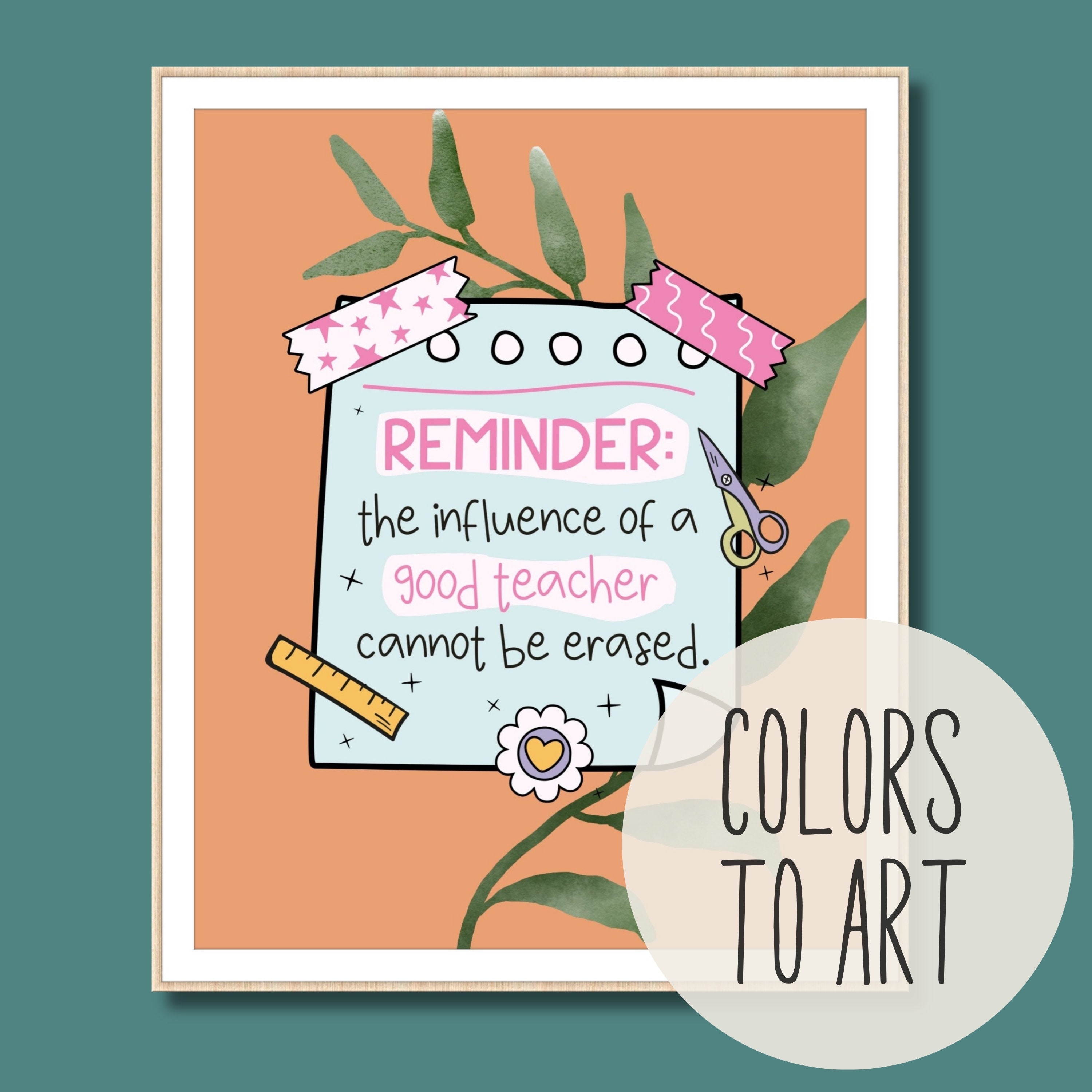 Teacher Daily Reminders Printable Set Classroom Decor Bulletin Board ...