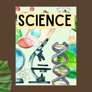 School Subjects Binder Cover Printable, Back to School, Teacher Binder ...