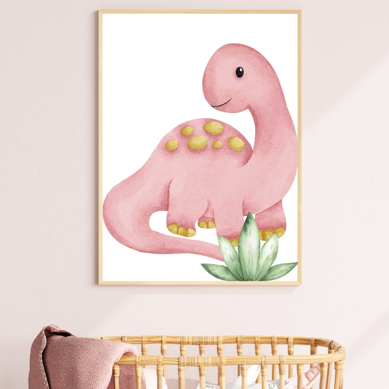 Dinosaur Prints, Set of 3 Posters, Dinosaur Wall Art, Boy Room Wall Art ...