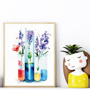 Science Classroom Decor, Chemistry Teacher Gift, Science Painting ...