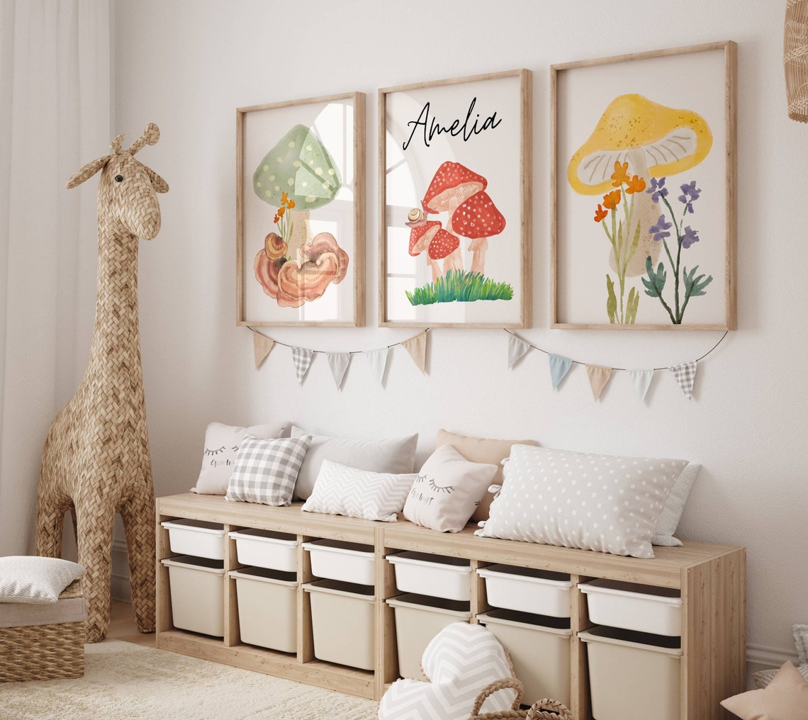 Personalized Name Print, Gifts for Kids, Baby Nursery Prints, Nursery ...