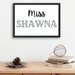 Teacher Name Sign Printable, Custom Digital Print, Teacher Custom Name ...