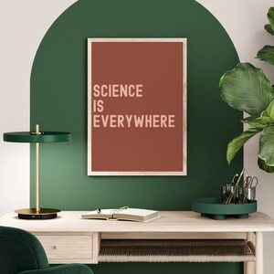 Science Poster Science Classroom Decor Science Teacher Gifts Science ...