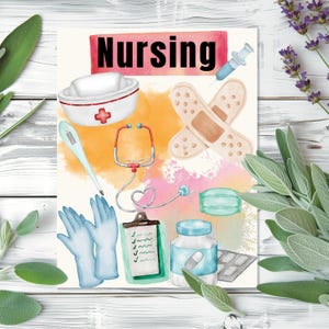 Nursing Subject Binder Cover Printable Back to School Teacher Binder ...