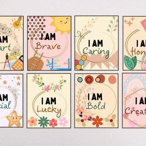 Growth Mindset Classroom Printable Posters Boho Watercolor Classroom ...