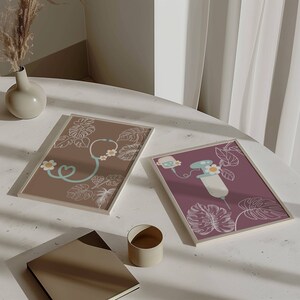 Nurse Office Decor Set of 3 Gift for Nurse Nurse Wall Art Digital ...