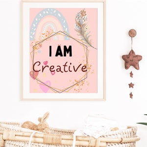 Growth Mindset Classroom Printable Posters Boho Watercolor Classroom ...