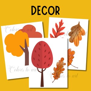 Fall Themed Printable Bulletin Board Set Door Decor for Classrooms ...