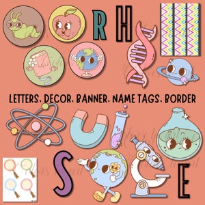 Science Bulletin Board Kit Classroom Door Decor Lab Decor Classroom ...