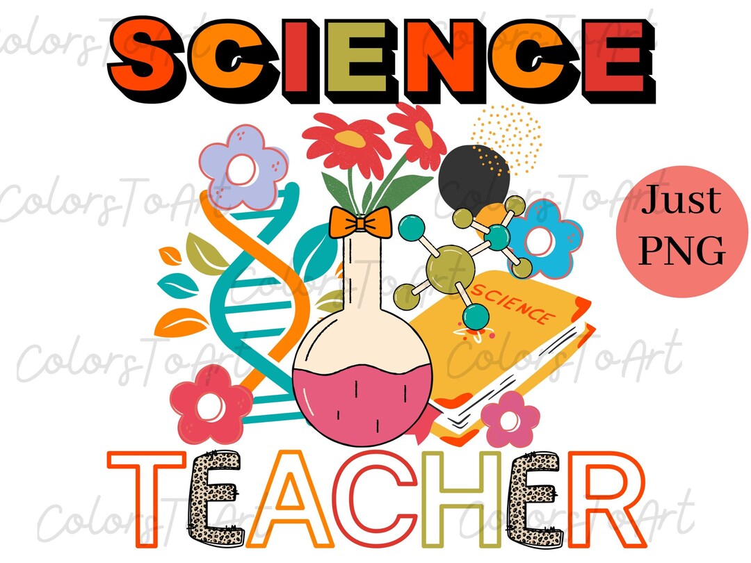 Science PNG, Digital Download, T Shirt Png, Teacher Png File, Png ...