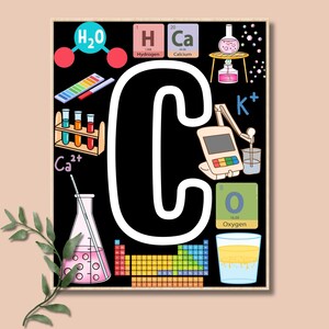 Science Decor Science Class Gallery Wall Science Art High School Middle ...