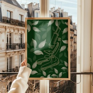 Microscope Printable Art Medical Decor Science Art Biology Art Science ...