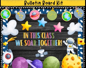 Outer Space Classroom Decor Space Back to School Bulletin Board Space ...