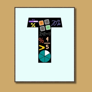 Arithmetic Posters Math Poster Math Class Gallery Wall Math Bulletin ...