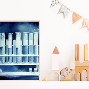 Science Wall Prints, Watercolor Prints, Classroom Wall Art, Nursery ...