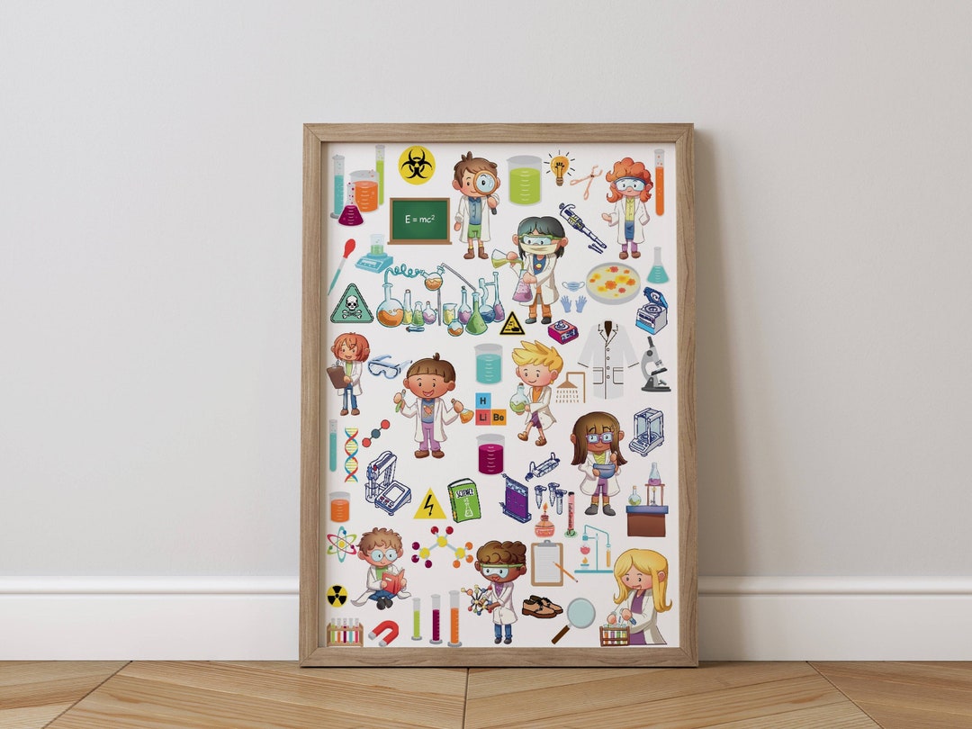 Science Classroom Poster Middle School Classroom Poster Teacher Gift ...