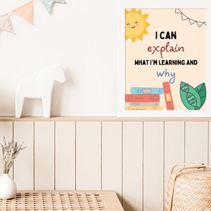 Affirmation Wall Art for Kids Classroom Decor Inspirational Kids Room ...