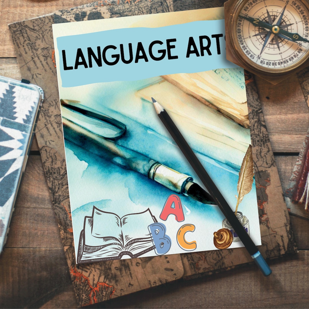 Language Arts Subject Binder Cover Printable Back to School Teacher ...