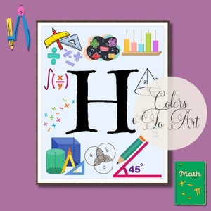 Math Printable Mathematics Printable Middle School Decor High School ...