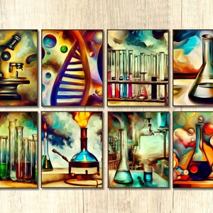 Science Classroom Set, Science Poster, Science Art, Science Prints ...