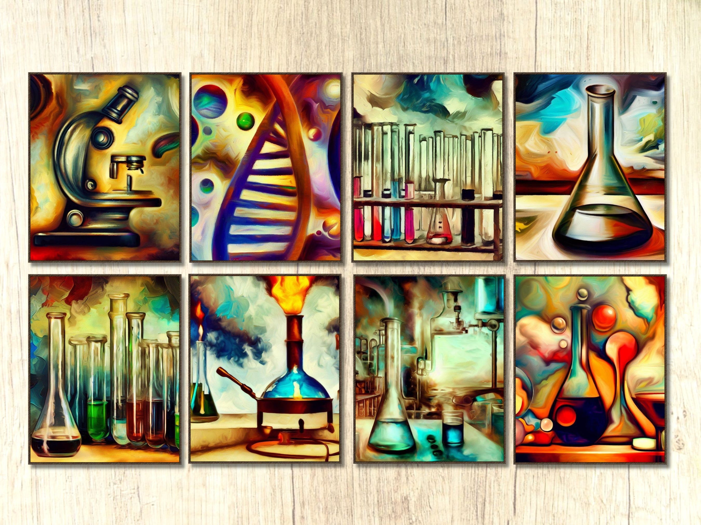 Science Classroom Set, Science Poster, Science Art, Science Prints ...