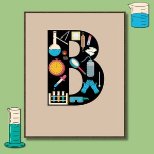 Science Lab Decor, Lab Posters Printable, Laboratory Decor, Science Lab ...