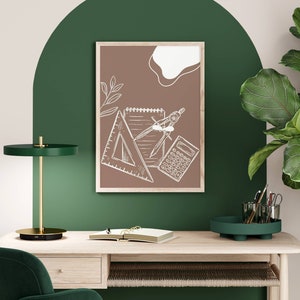 Math Decor Set of 3 Mathematics Classroom Decor Math Nursery Decor Math ...