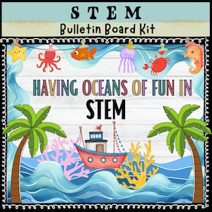 STEM Bulletin Board Kit Ocean Bulletin Board Under the Water Science ...