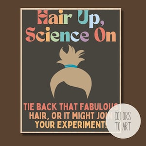 Science Lab Safety Rules Funny Science Posters Science Gallery Wall Set ...