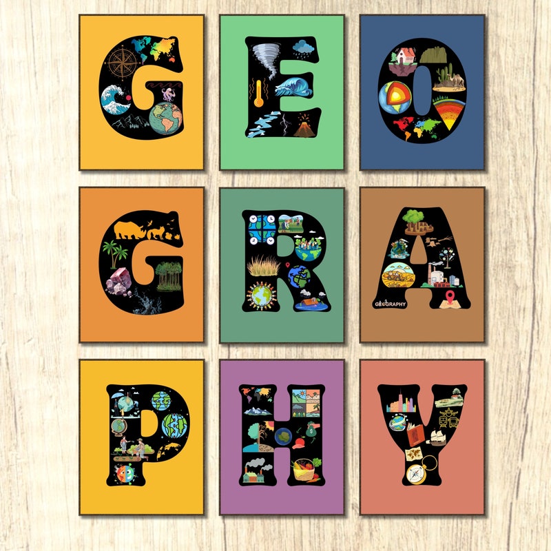 Geography Poster - Etsy UK