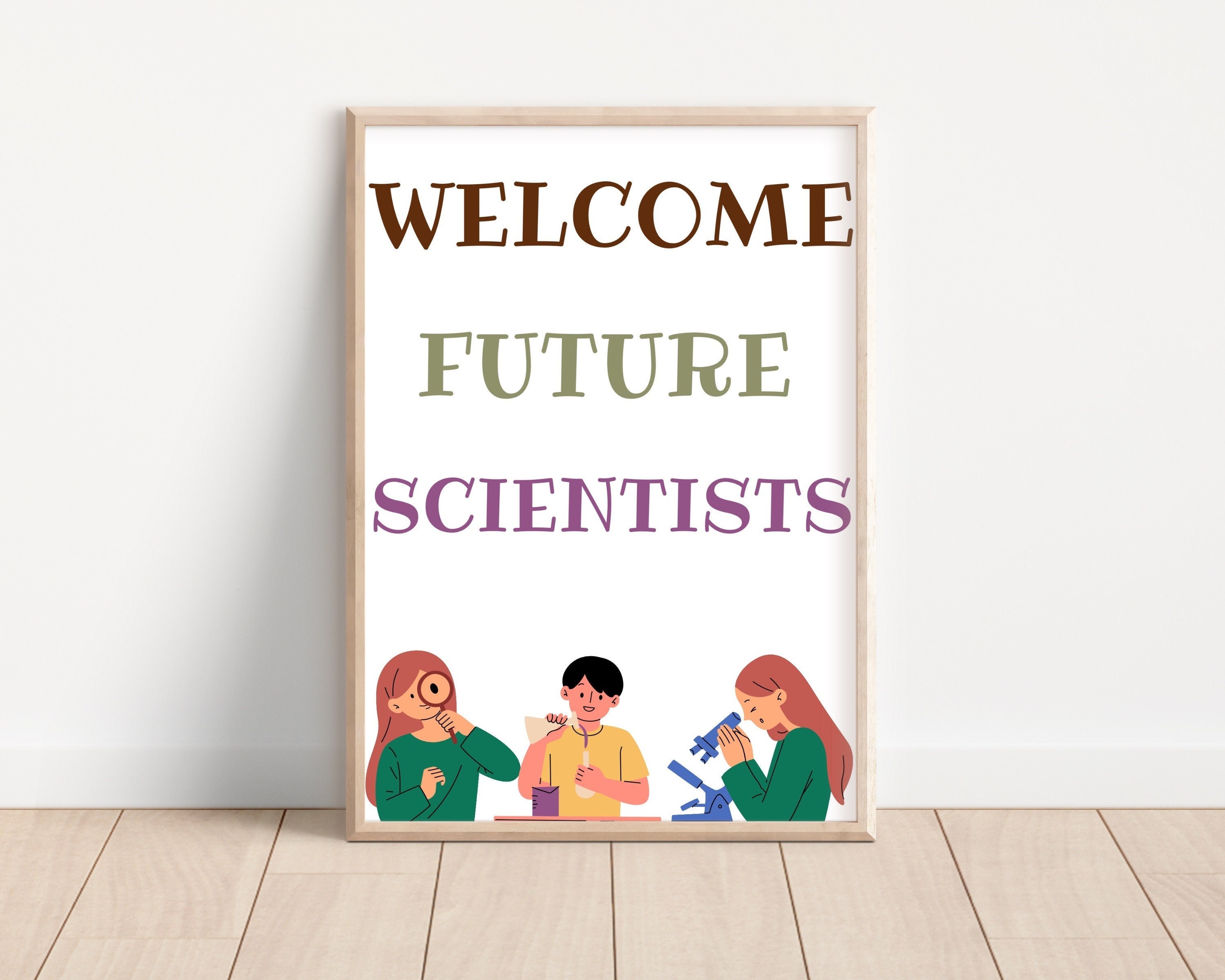 Science Classroom Decor Welcome Future Scientists High - Etsy