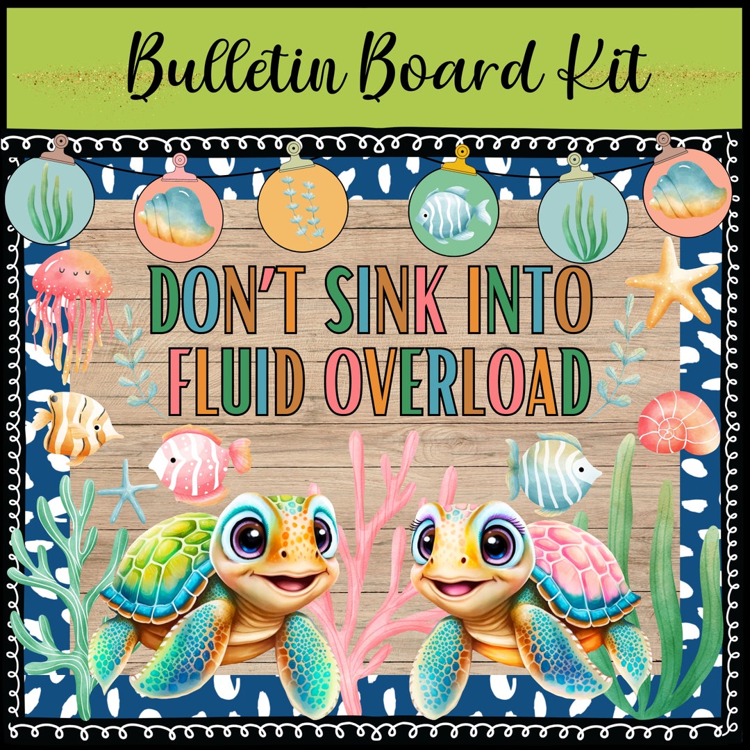 Dialysis Dietitian Bulletin Board Kit Dialysis Center Decor School ...