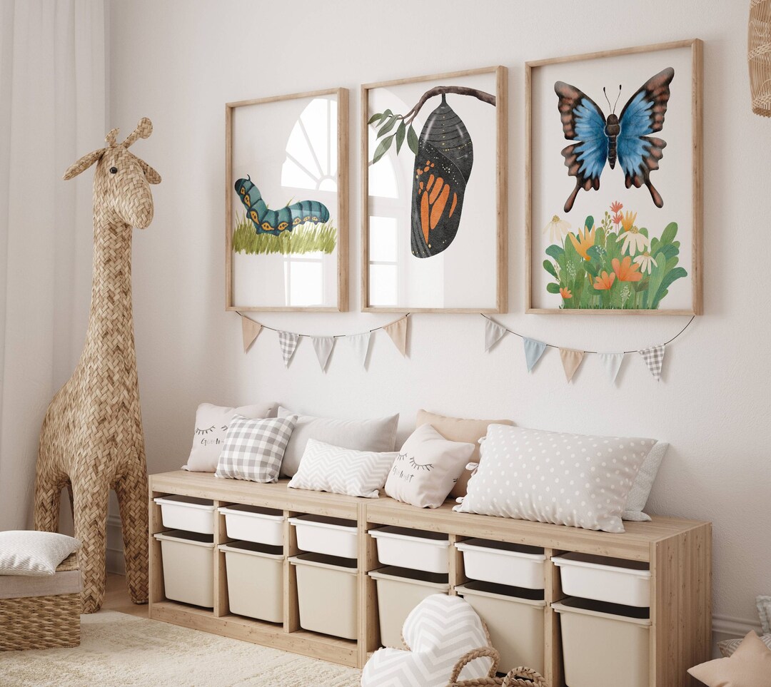 Life Cycle of a Butterfly Digital Download Caterpillar Butterfly Poster ...