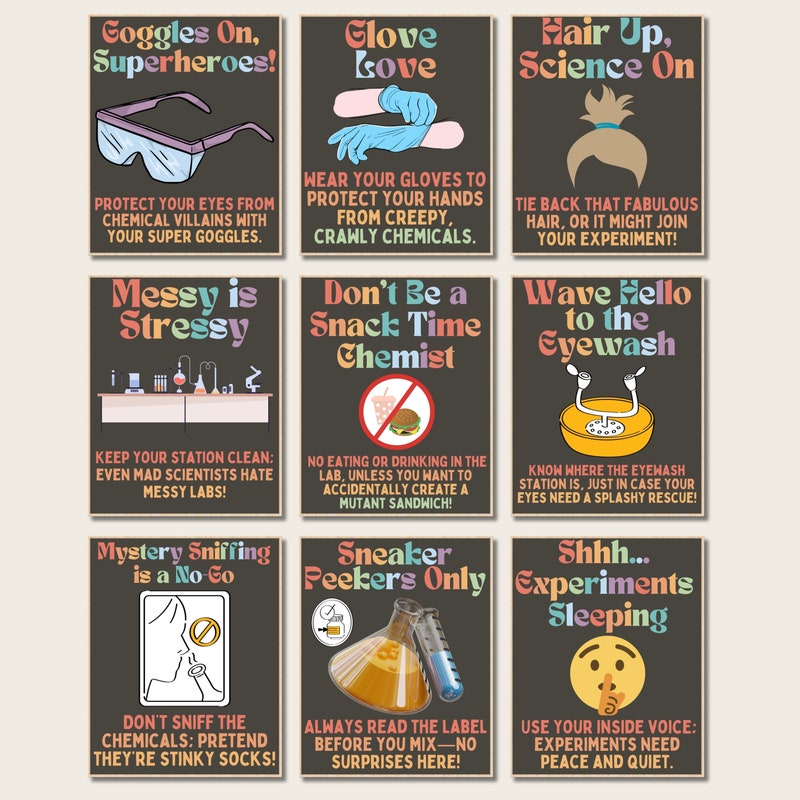 Funny Safety Posters - Etsy