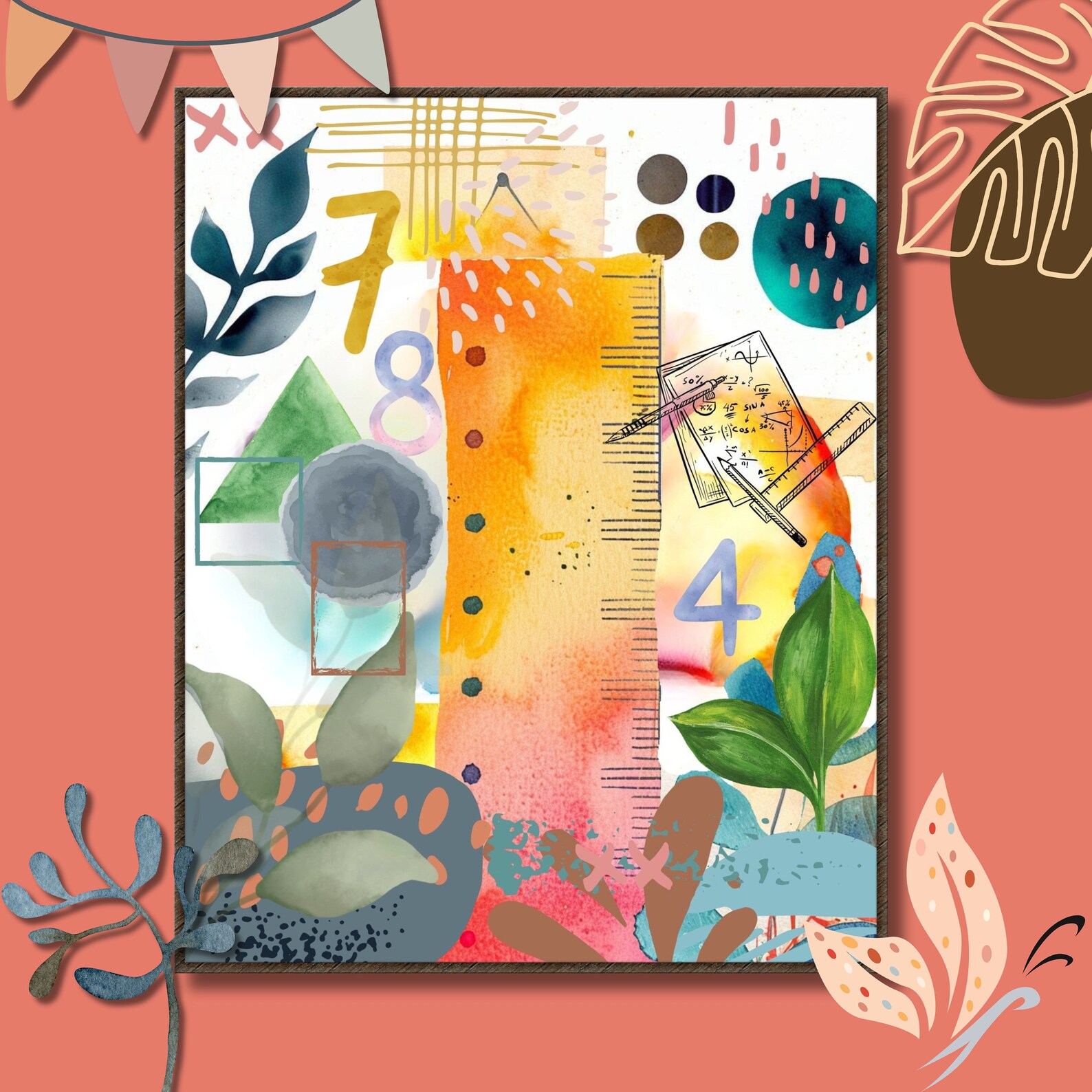 Math Decor Math Class Gallery Wall Math Art High School Middle School ...