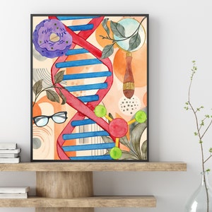 Biology Gallery Wall Set, Classroom Decor, High School Middle School ...